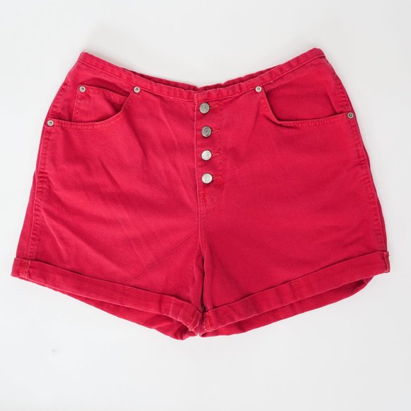 Gitano | Shorts | Vintage 8s Gitano High Waisted Hot Pink Denim Shorts ...